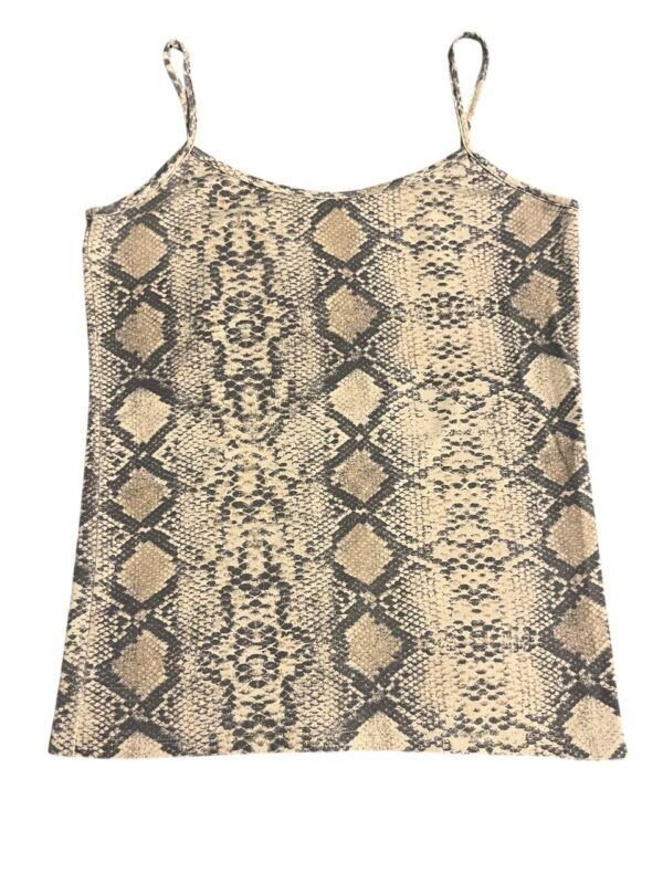 Bividí Zara Estampado Serpiente Talla M | Sweatsy